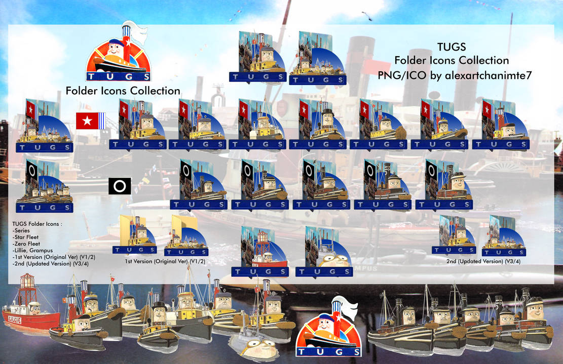 TUGS Folder Icons Collection by alexartchanimte7 on DeviantArt