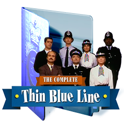 The Thin Blue Line Folder Icon V2 by alexartchanimte7 on DeviantArt
