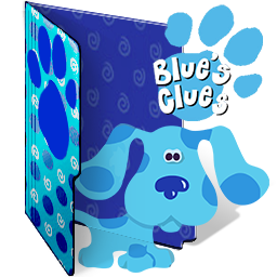 Blue's Clues Folder Icon V1 by alexartchanimte7 on DeviantArt