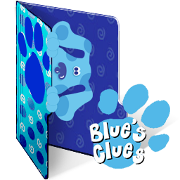 Blue's Clues Folder Icon V2 by alexartchanimte7 on DeviantArt