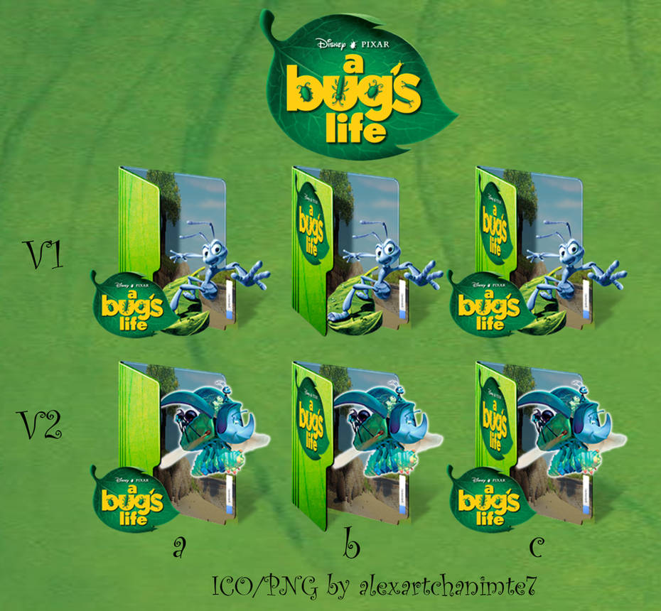 A Bug's Life Folder Icons Pack by alexartchanimte7 on DeviantArt