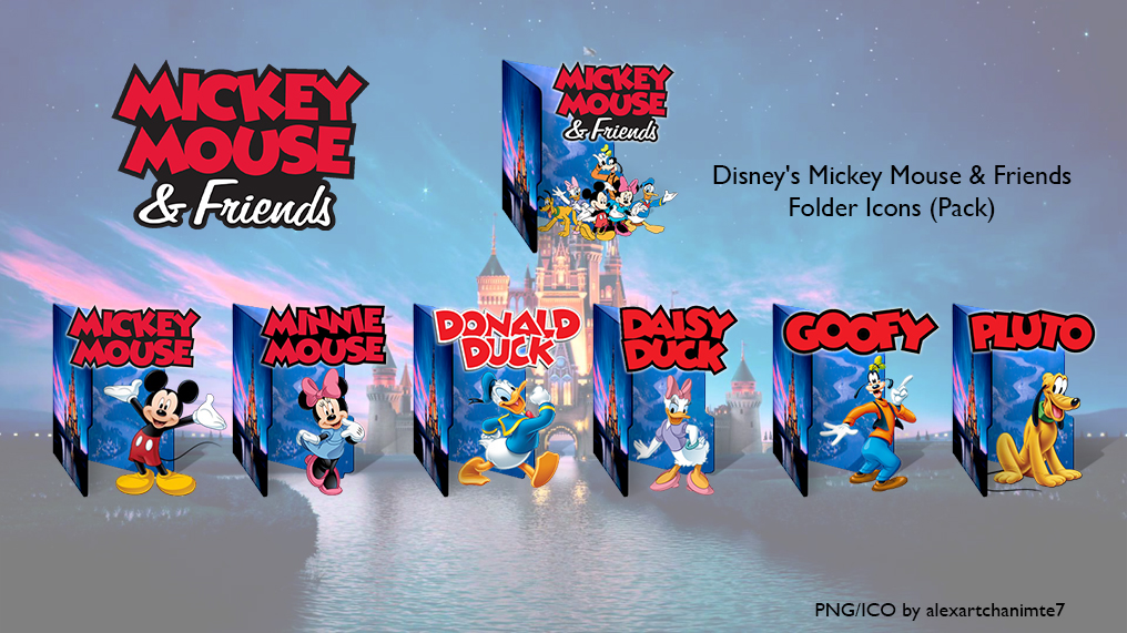 Disney's Mickey Mouse and Friends FolderIcons Pack by alexartchanimte7 ...
