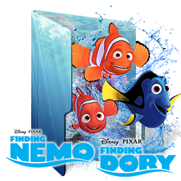 Finding Nemo and Dory Folder Icon V1 by alexartchanimte7 on DeviantArt