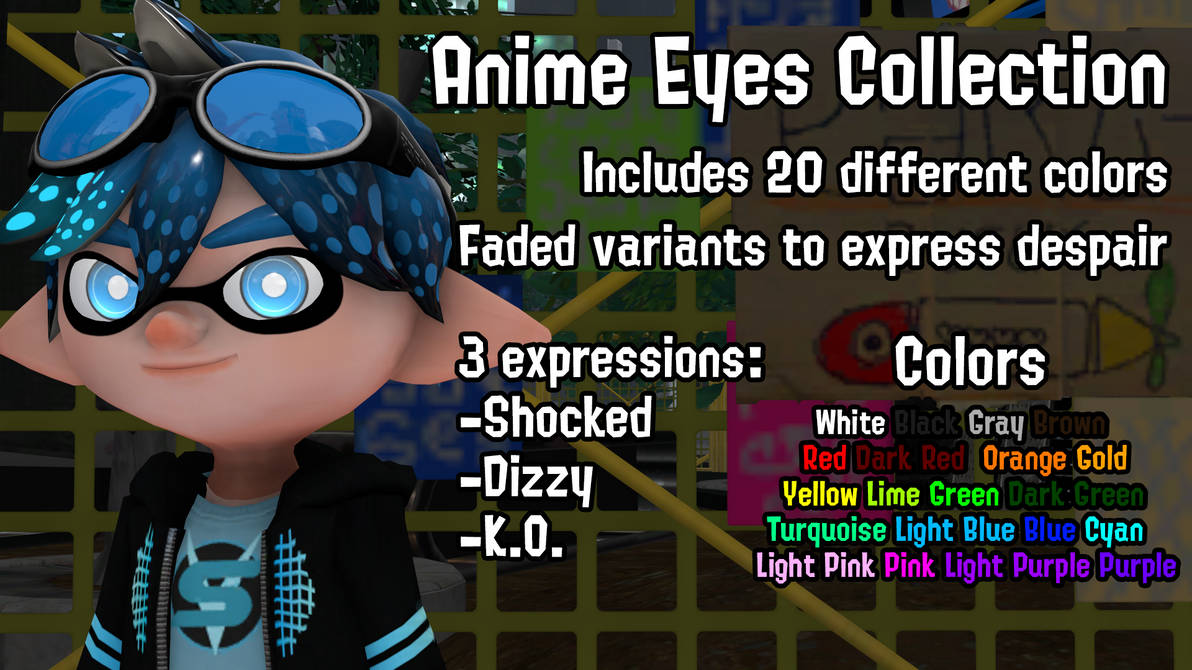 Custom Anime Eyes Collection (Download) by castjack09 on DeviantArt
