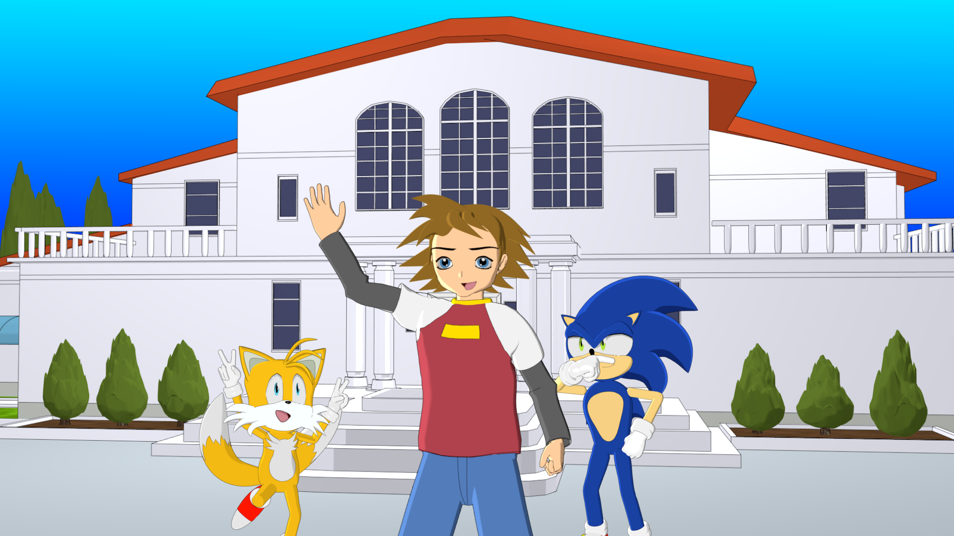 Sonic X- Chris and his friends. by TheJudgeX on DeviantArt