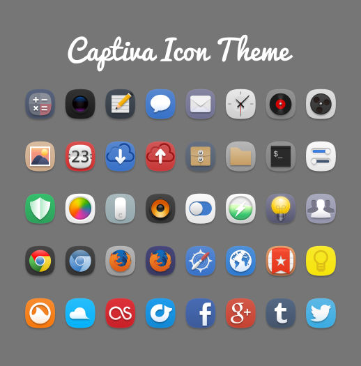 Captiva Icon Theme by bokehlicia on DeviantArt