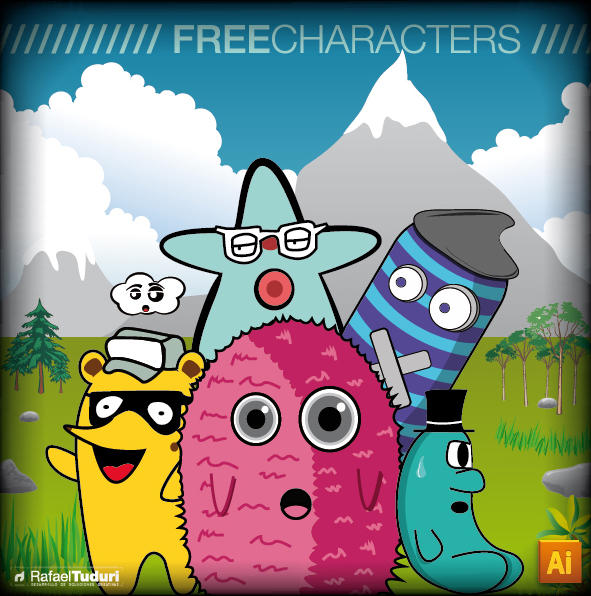 Free Characters by ConectaPublicidad on DeviantArt