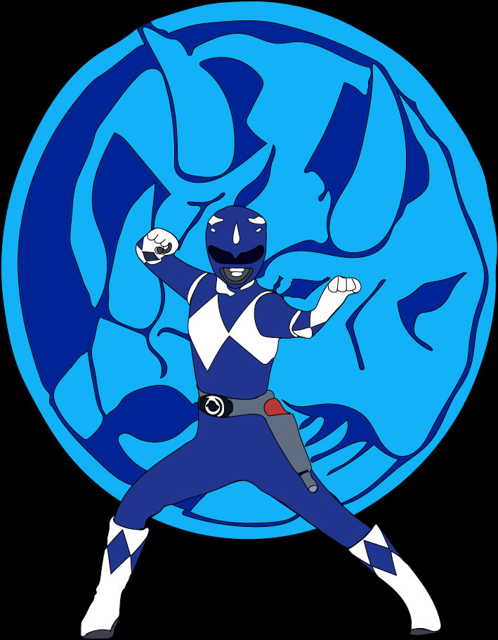 Mighty Morphin Power Rangers Blue Ranger Remake by pokemon999934 on ...