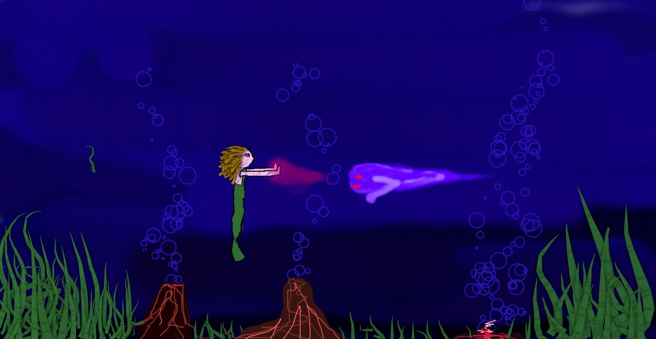 fighting mermaid by 2002galaxycat2002 on DeviantArt