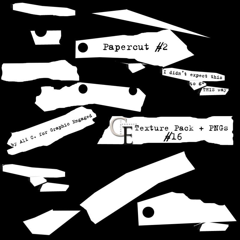 TexturePack #016 - PaperCuts2 for GraphicEngaged by stonerscole on ...