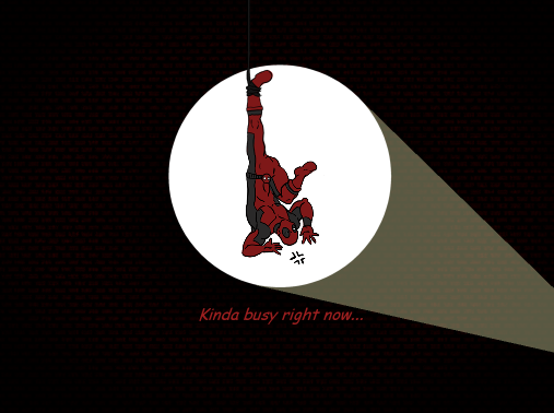 Deadpool Hanging bs7 by OrigamiGreg on DeviantArt
