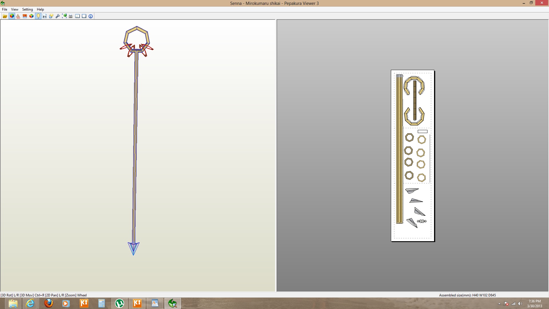 Sena Mirokumaru swords Both Shikai and Zanpakuto by houay2005 on DeviantArt