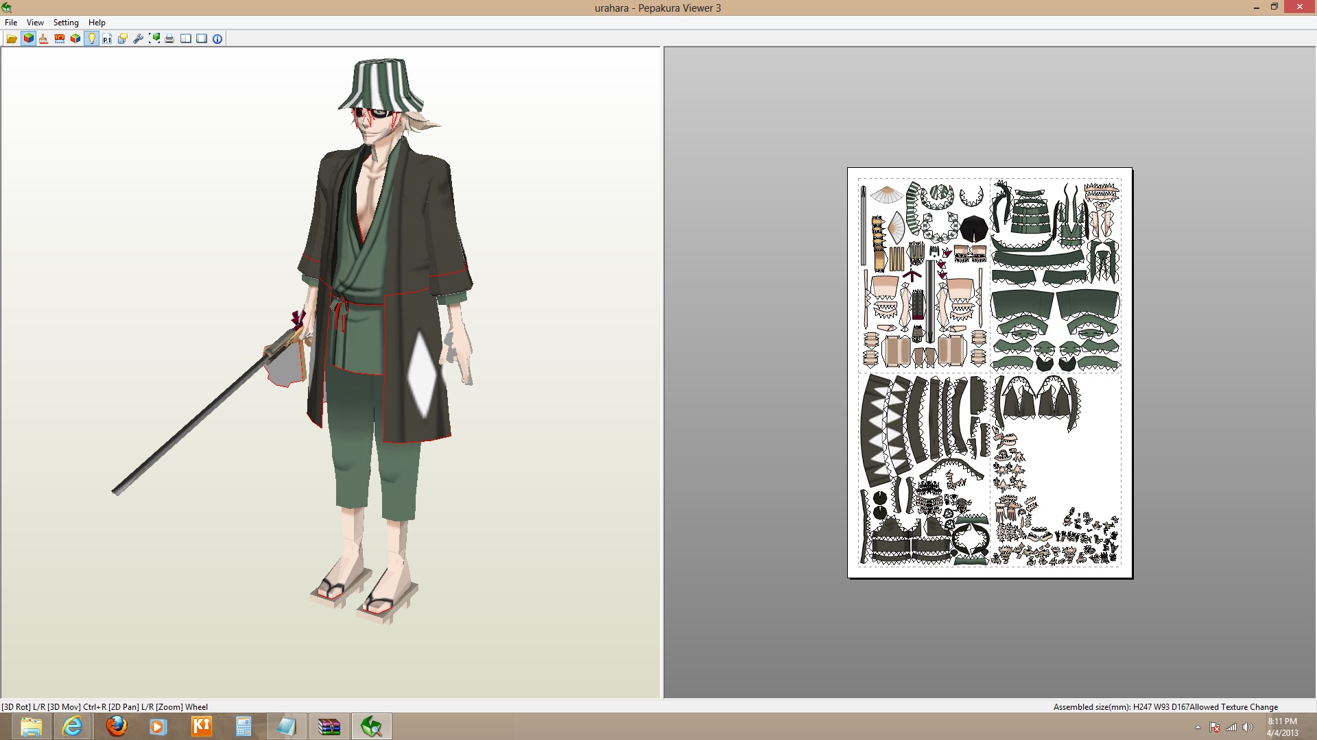 Kisuke Urahara 3D Model by houay2005 on DeviantArt