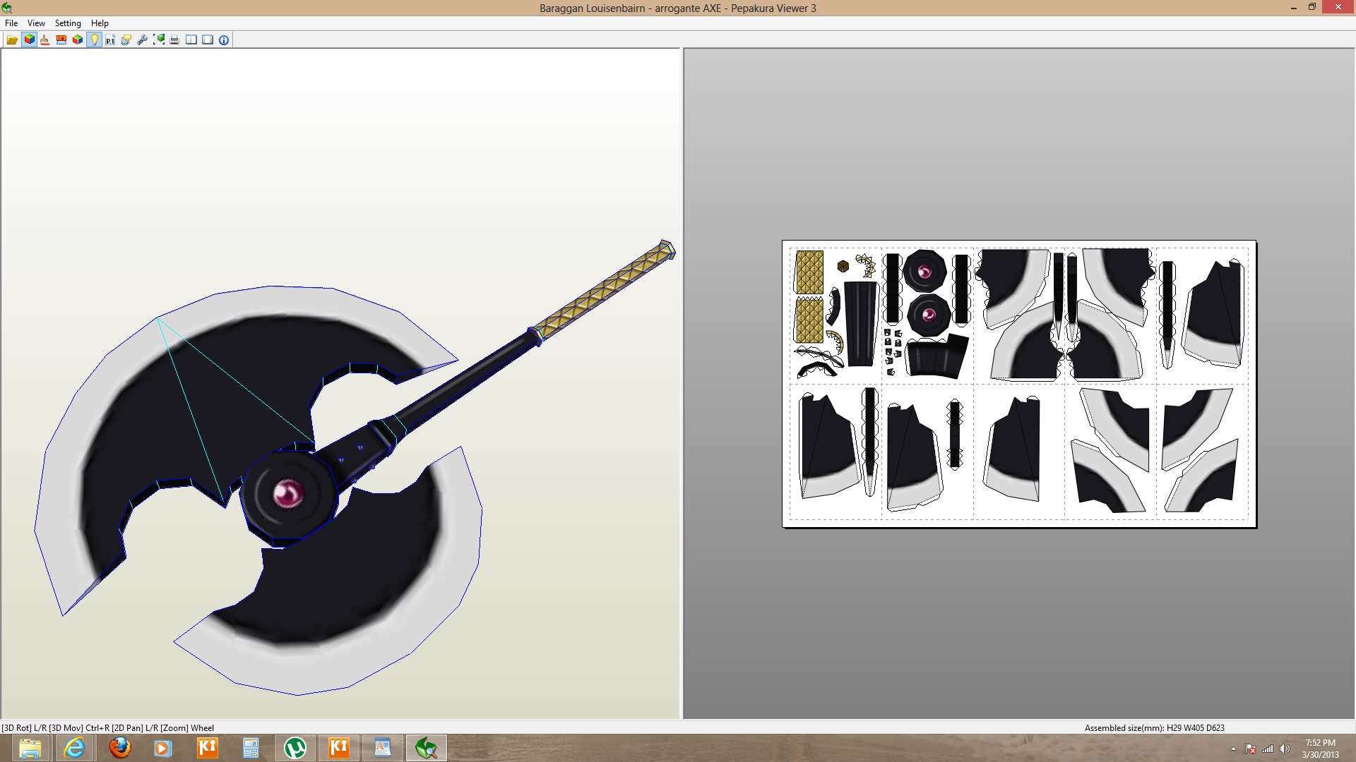 Barragan Luisenbarn Axe