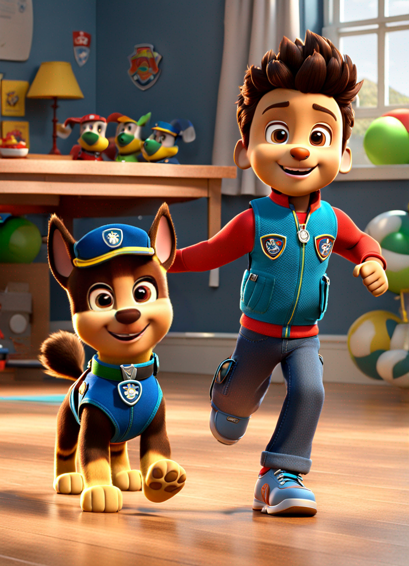 Ryder and Chase: Some happy boys! by Arf325 on DeviantArt