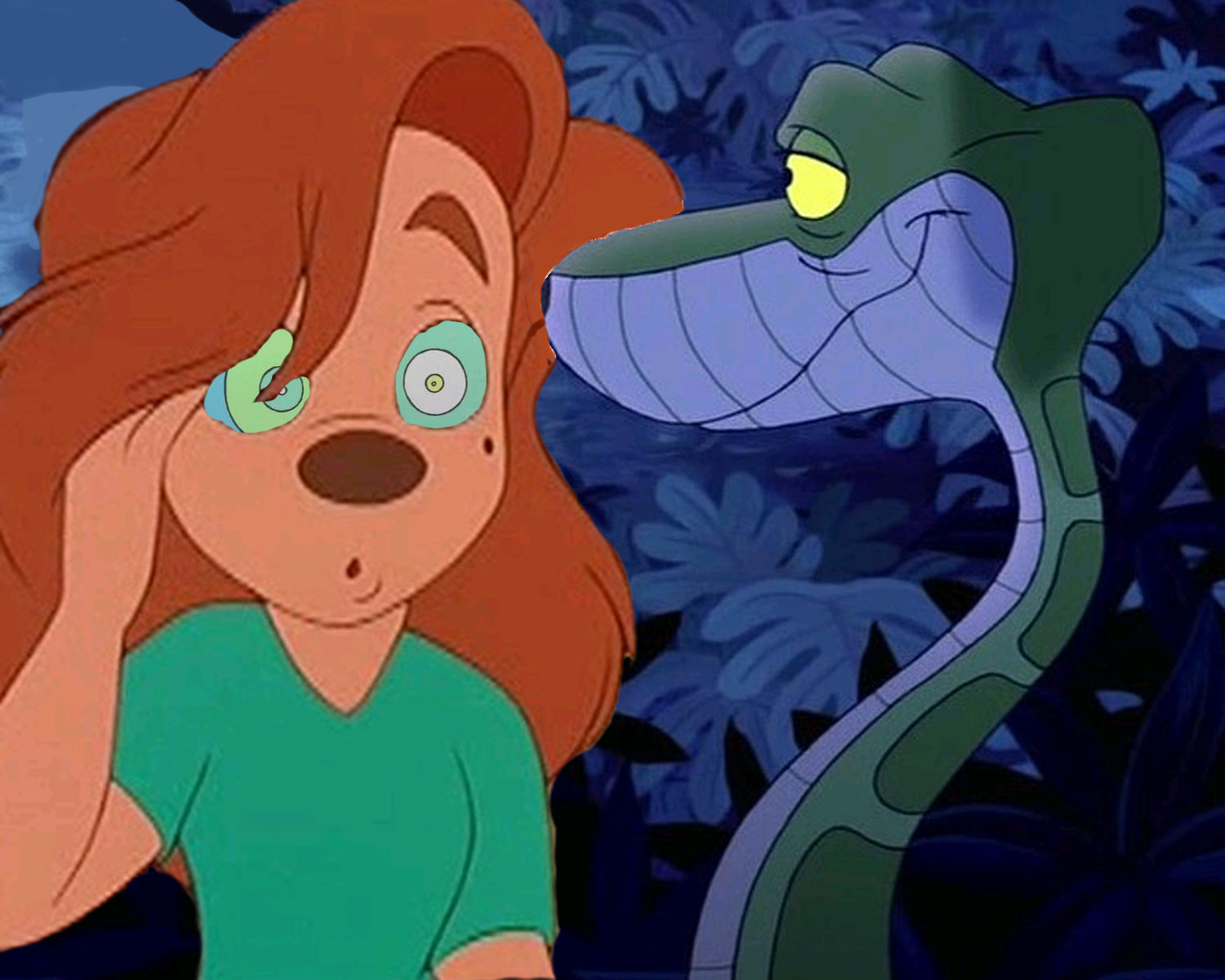 Kaa and Roxanne Manip by BrainyxBat on DeviantArt