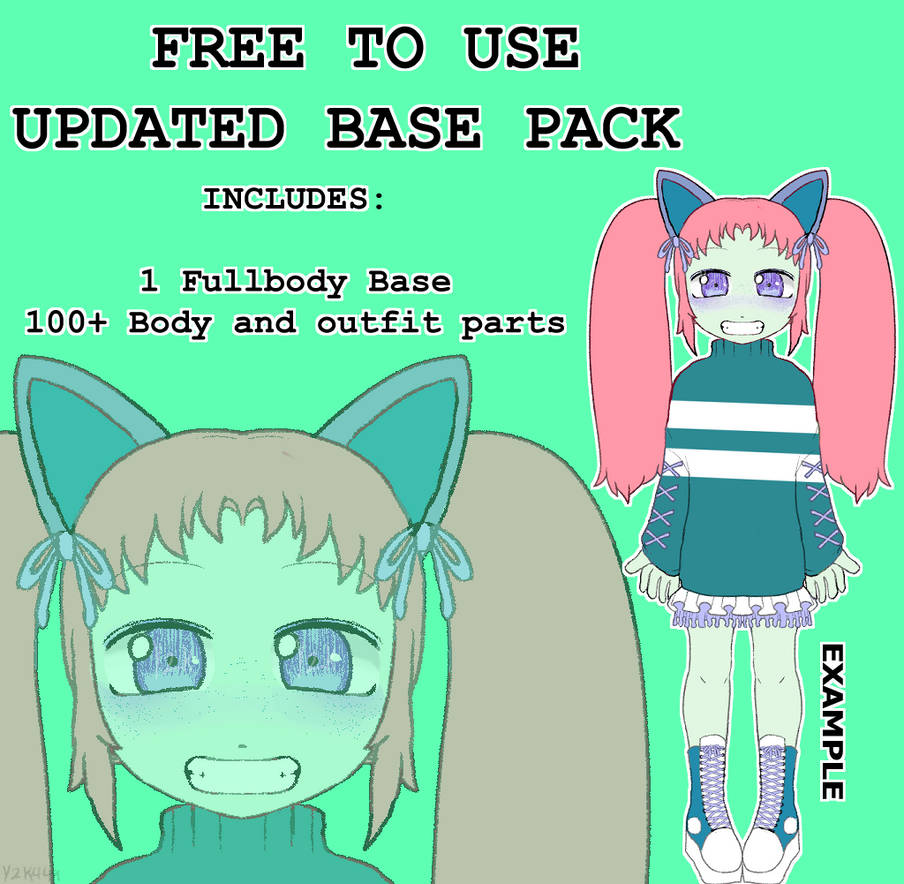 (F2U) UPDATED FULLBODY BASE | READ DESC by y2k449 on DeviantArt