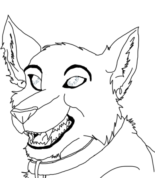 Husky line Art by DracKeagan on DeviantArt