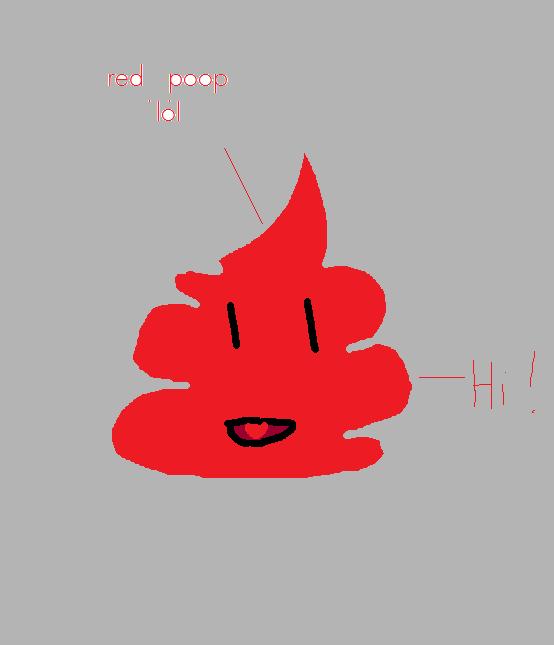 red poop by ruby-girl77 on DeviantArt