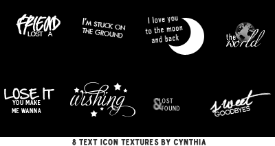 Text Icon Textures #1 by gotasecret-xx on DeviantArt