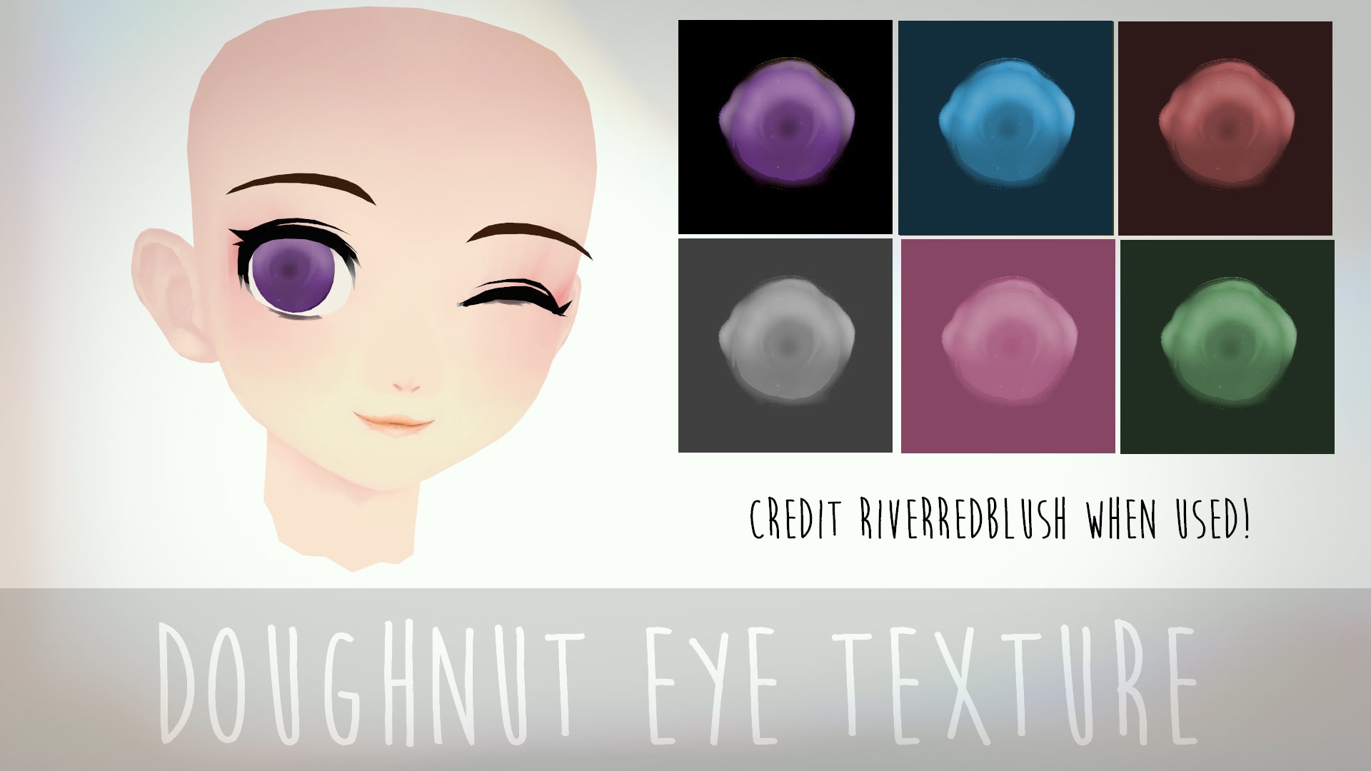 [MMD] Doughnut Eyes Texture DL by RiverRB on DeviantArt