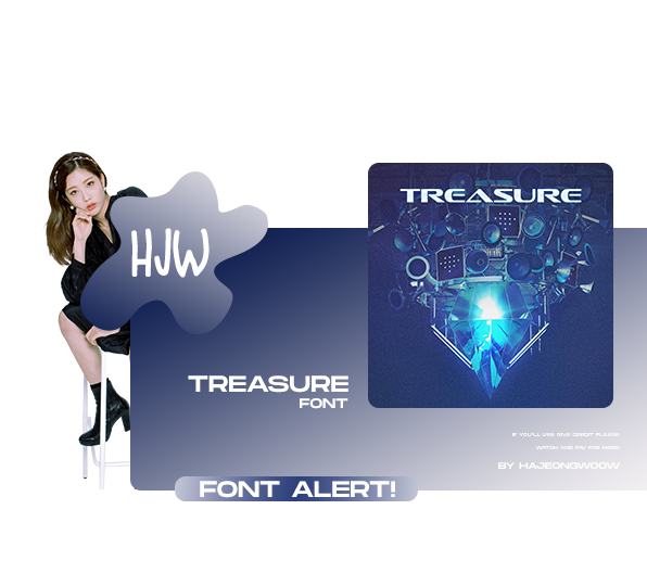 TREASURE FONT by hajeongwoow on DeviantArt