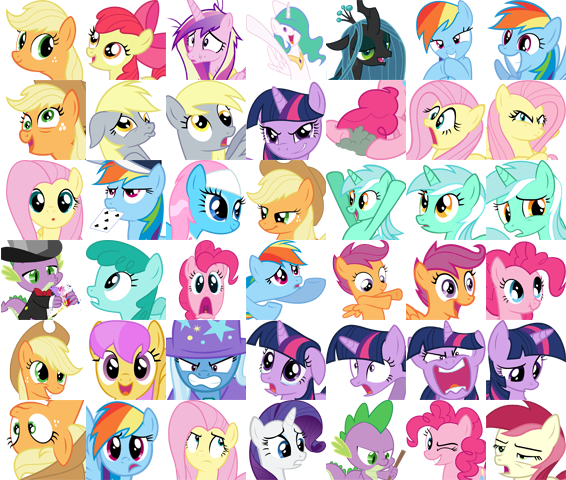 Emotes by rMLPVectors on DeviantArt