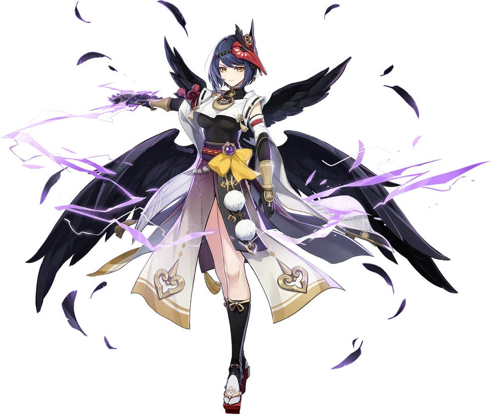 Kujou Sara (Genshin Impact) by Blue-Leader97 on DeviantArt