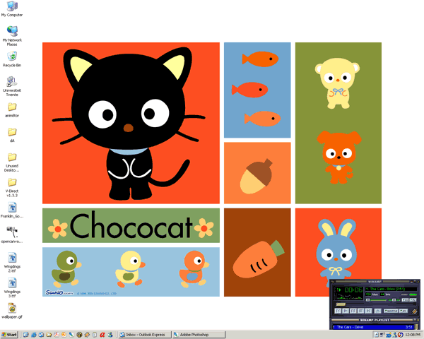 Chococat desktop by jelloween on DeviantArt