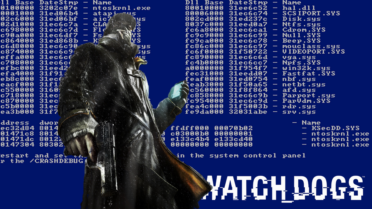 Blue Screen of Watch Dogs (Watch Dogs Custom) by JulianMadeSomething on ...