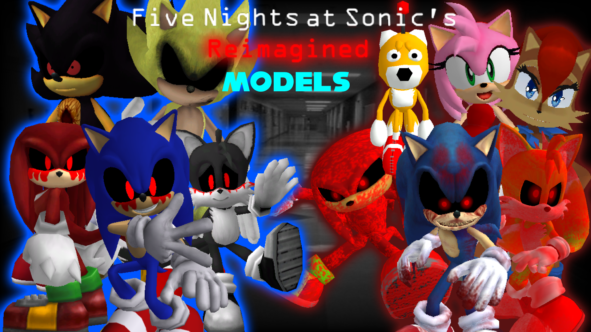 Five Nights at Sonic's Reimagined Models by SOSTeraDrive on DeviantArt