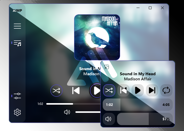 AIMP11 (AIMP Skin) by daZate on DeviantArt