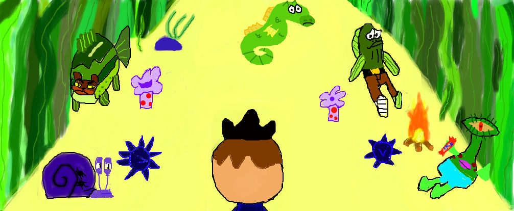 Spongetale kelp forest by finalfroggit on DeviantArt