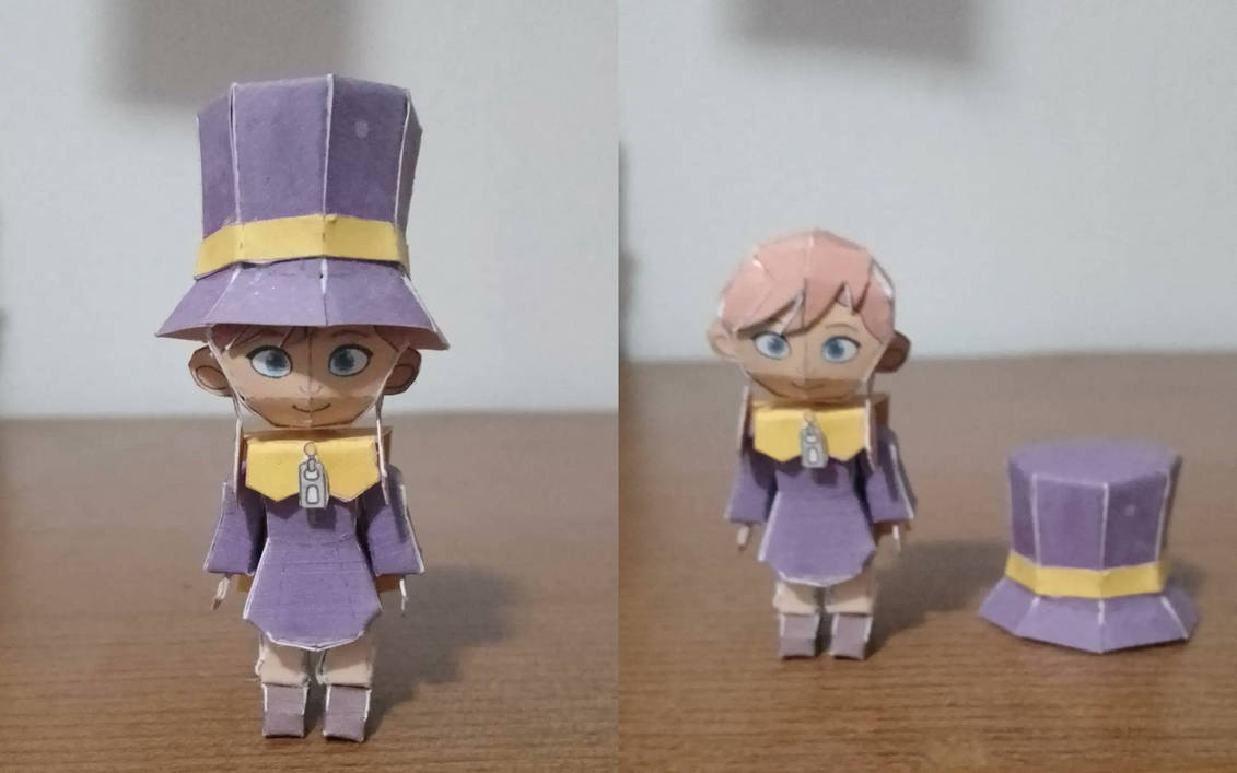 A Hat In Time - Hat Kid Papercraft by KenzoBlue by Saimon32 on DeviantArt