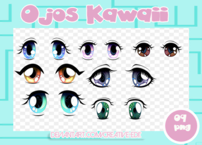 Ojos Kawaii by FrutillitasDulces on DeviantArt