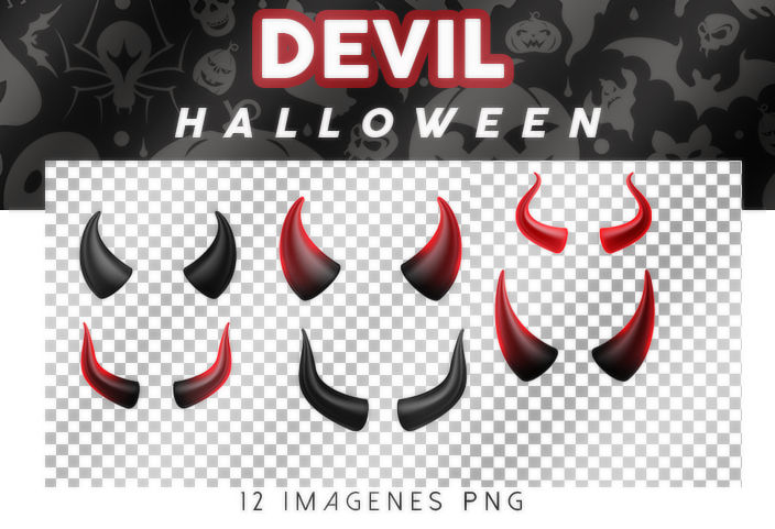 Packs Devil Halloween by FrutillitasDulces on DeviantArt