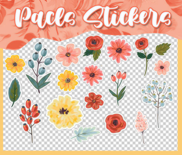 Packs Stickers Flores by FrutillitasDulces on DeviantArt
