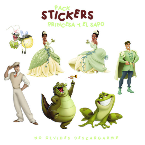 Packs PNG Princesa y el Sapo by FrutillitasDulces on DeviantArt