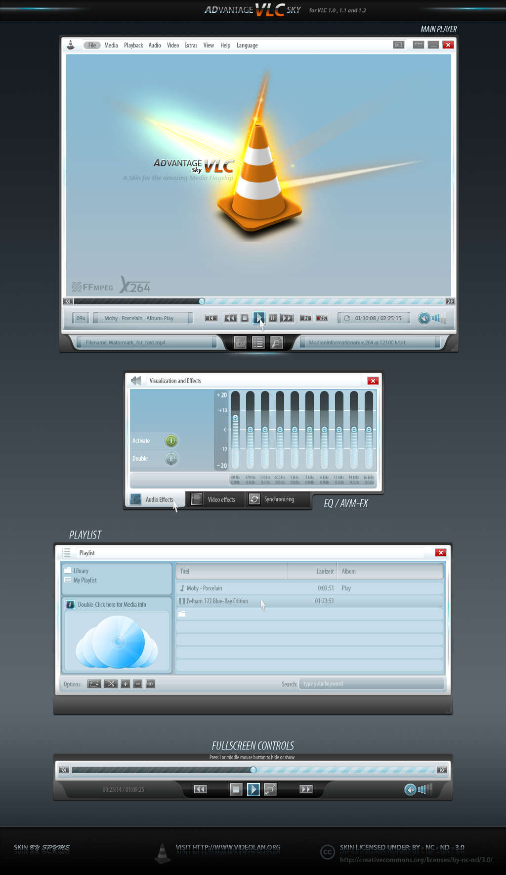 Advantage.VLC:Sky Theme by Spyme on DeviantArt
