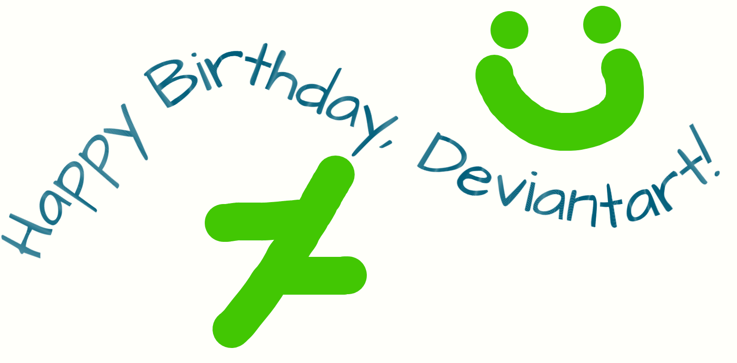 Happy Birthday to DA! by yapaaPL on DeviantArt