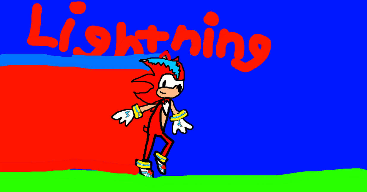 lightning the hedgehog by sonicnazofan on DeviantArt