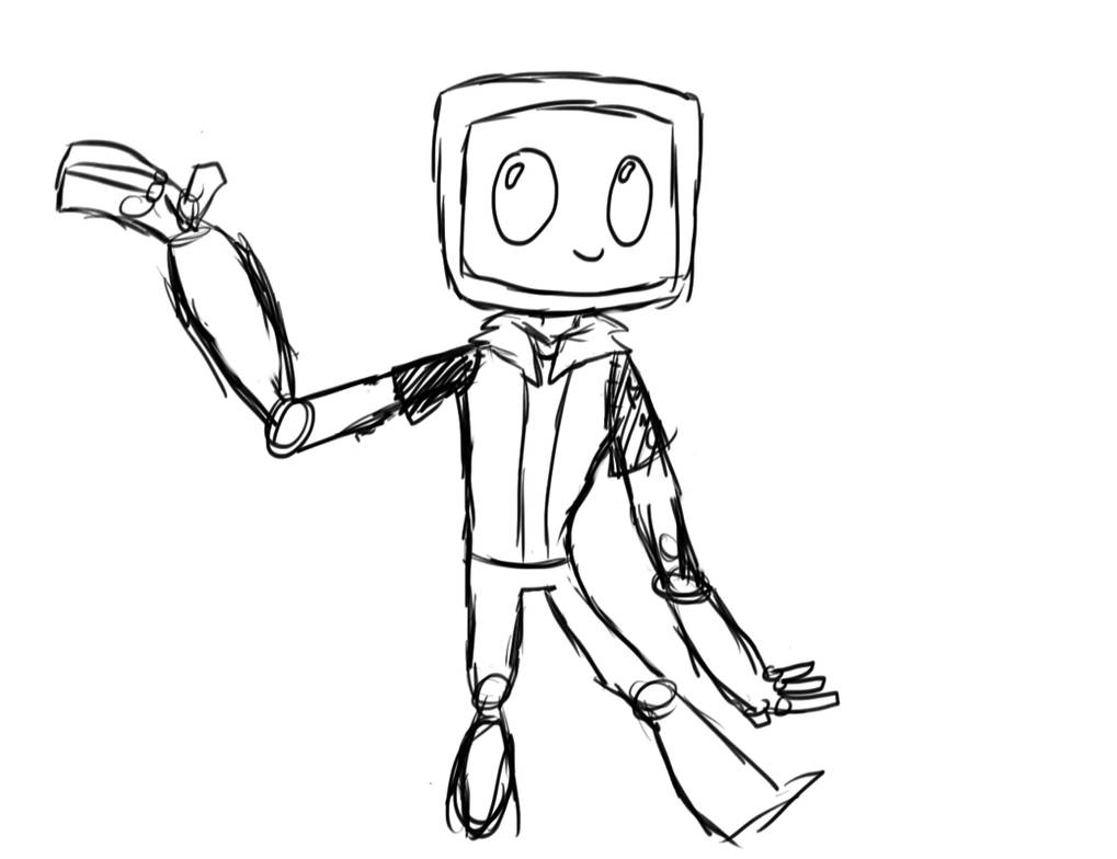 human bmo doodle by theunknownscifi on DeviantArt