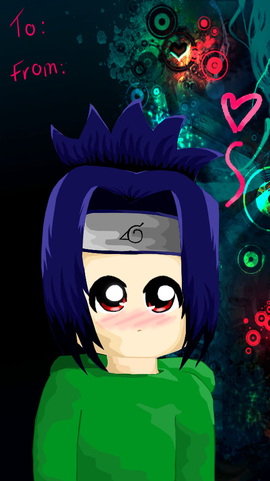 Sasuke Valentines by thatartnerd on DeviantArt