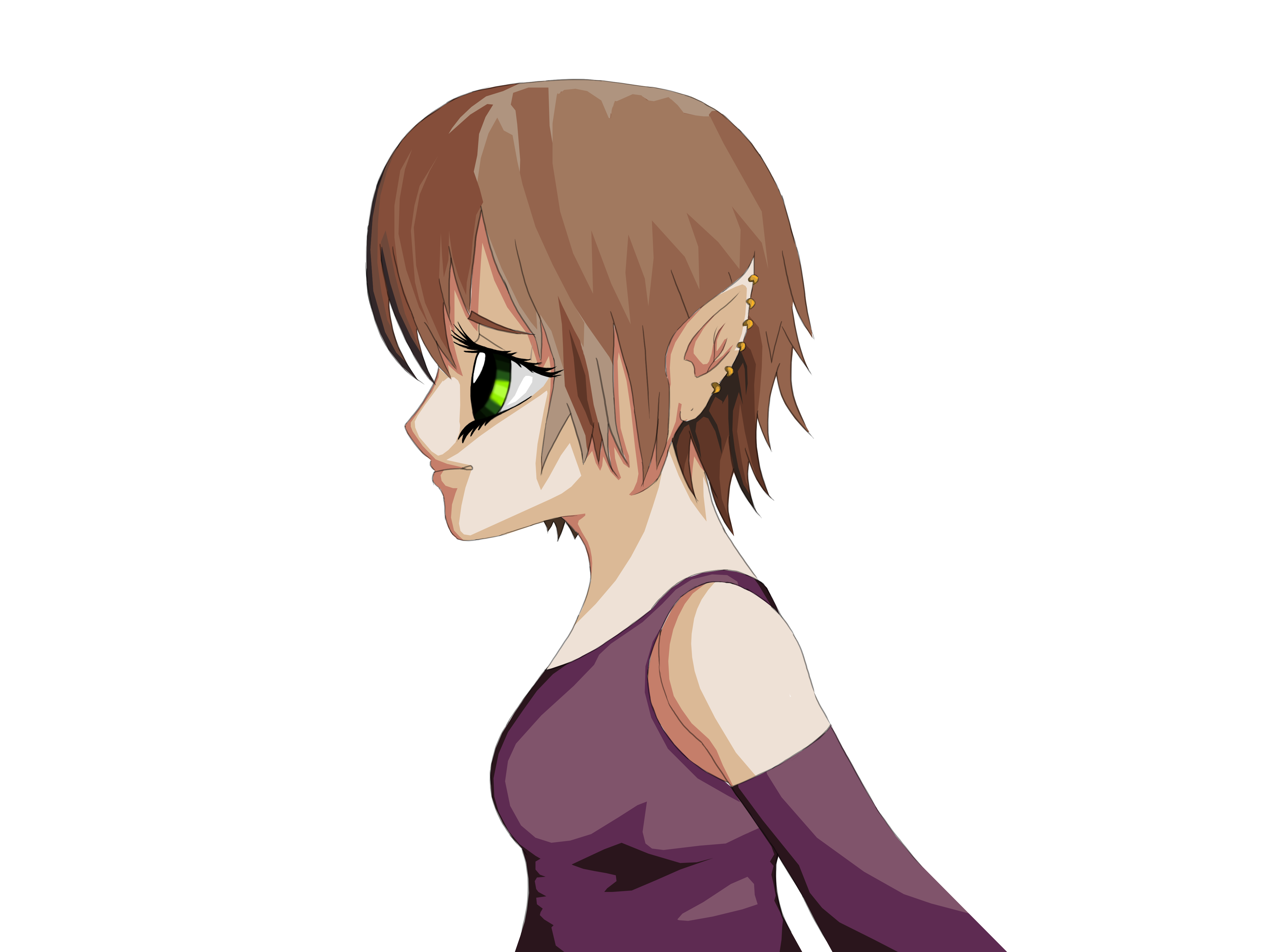 Elf girl photoshop by thatartnerd on DeviantArt