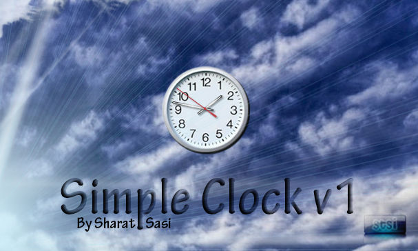 Simple Clock v1 by bssindex on DeviantArt