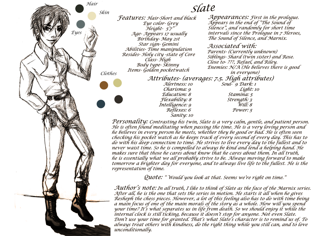 Character profile: Slate by Sega-Superstar on DeviantArt