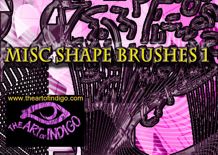 Misc Shape Brushes 1 by theartofindigo on DeviantArt