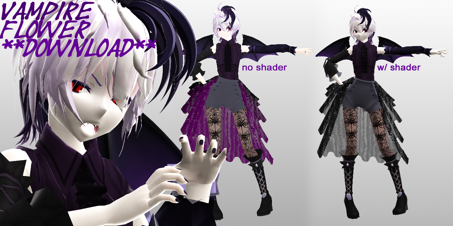 Tda Vampire flower **DOWNLOAD** by SweetUltimateRuffles on DeviantArt