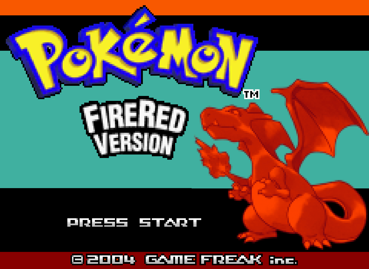Pokemon FireRed Title Screen: Edited by Yarcaz on DeviantArt