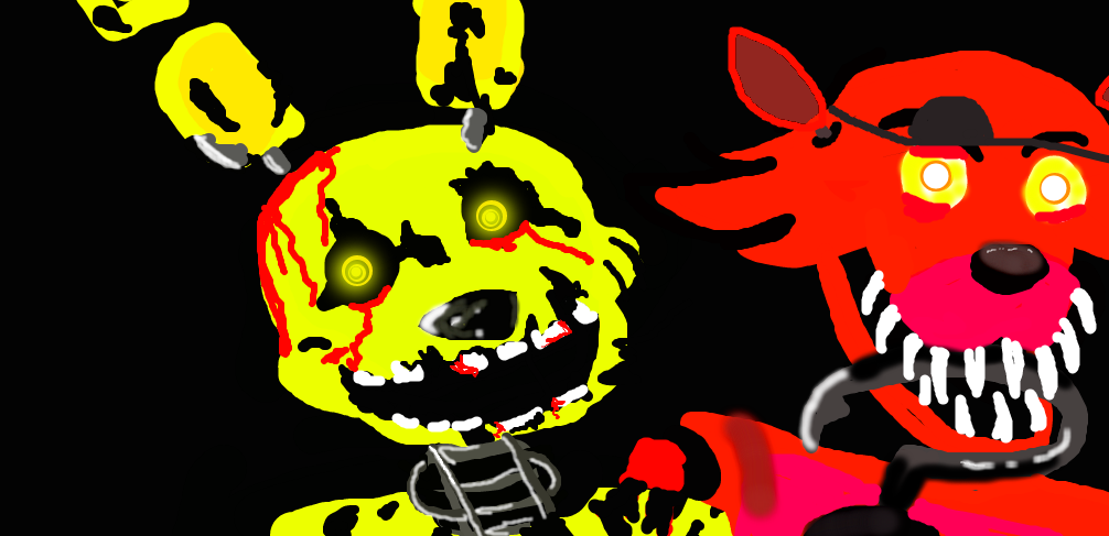 SPRINGTRAP Y FOXY by Antoinecuesta on DeviantArt